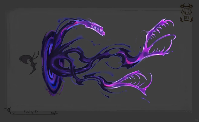 ArtStation - Into the Wolfs Den- 2dFx, Ines Marsal_72763d83-花瓣网