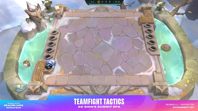 TFT Set 7.5 Arena 3D Environmental art from TEAMFIGHT TACTICS by RIOT GAMES-花瓣网