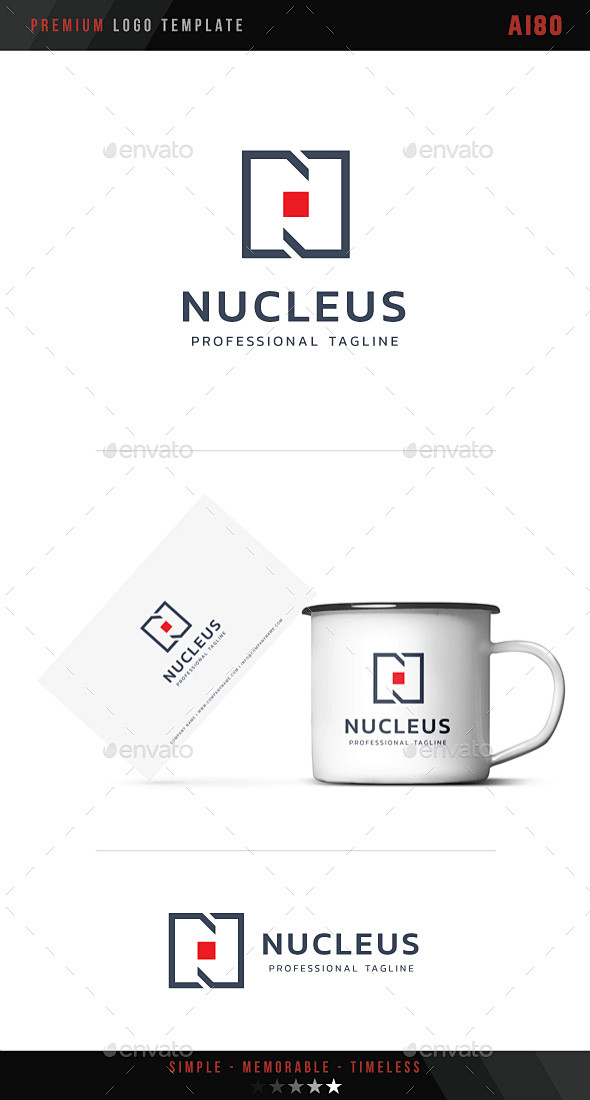 核标志——符号标志模板Nucleus Logo - Symbols Logo Templates机构、大胆、盒、施工、建设、核心,创意,数据 ...