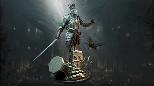 Raven Knight, Aurelien Mauranne : This is my fan art of Dark Souls 3 ...
