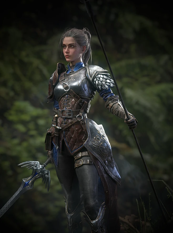 Knight--Game Art-花瓣网