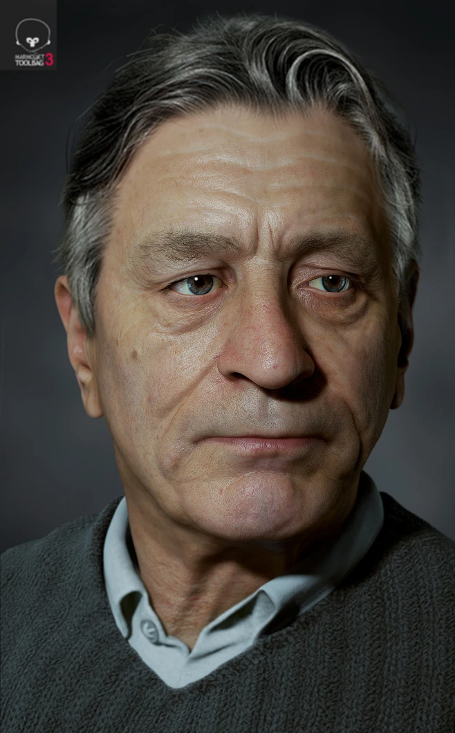 Stallone, Isaac Bratzel : Digital sculpture and portrait of "Sly ...