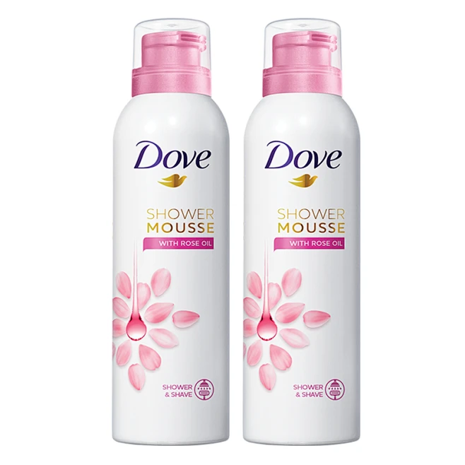 Dove多芬玫瑰菁油沐浴慕斯200ml*2 泡沫绵密持久留香沐浴露-tmall.hk天猫国际-花瓣网
