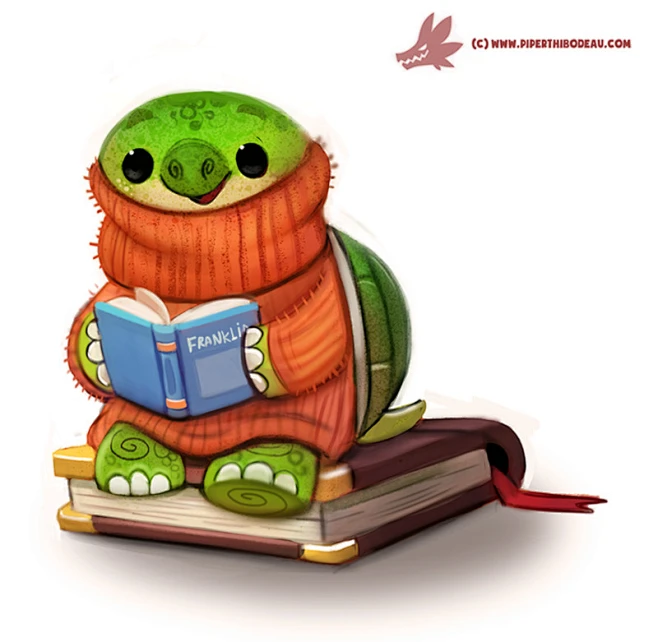 Daily Paint #1215. Turtleneck, Piper Thibodeau : Daily Paint #1215 ...