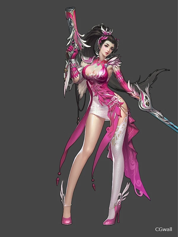 CGwall游戏原画网站-花瓣网