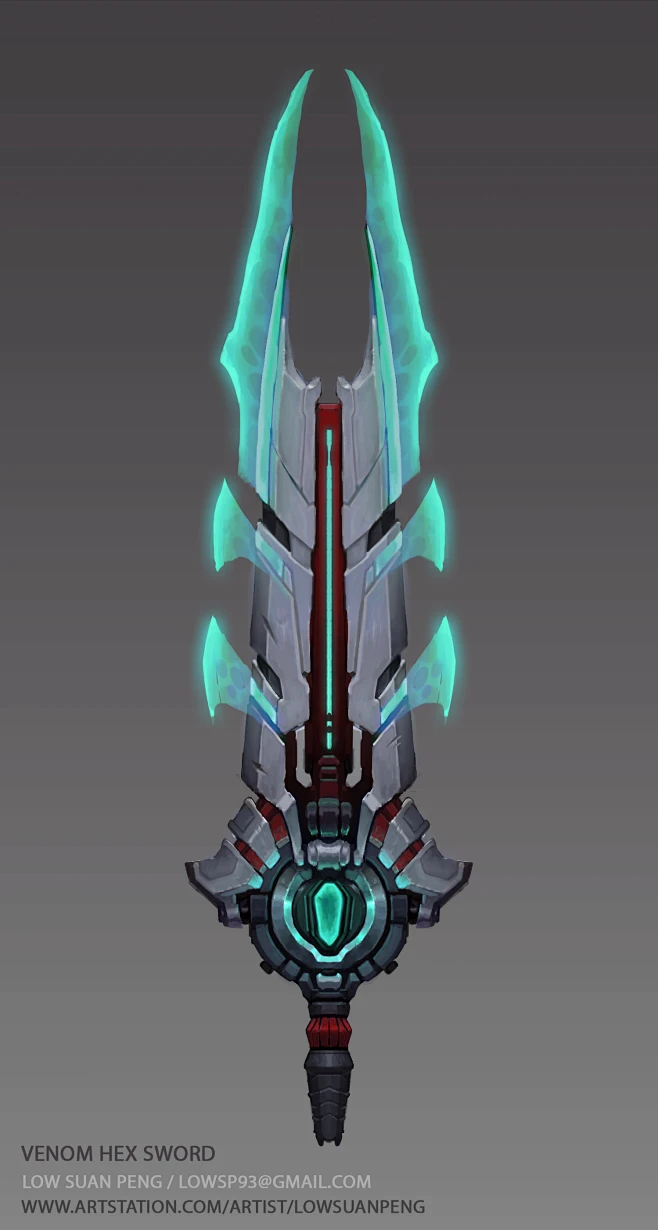Venom Hex Sword, Suan Peng Low : Venom Hex Sword designed at BrushForge ...