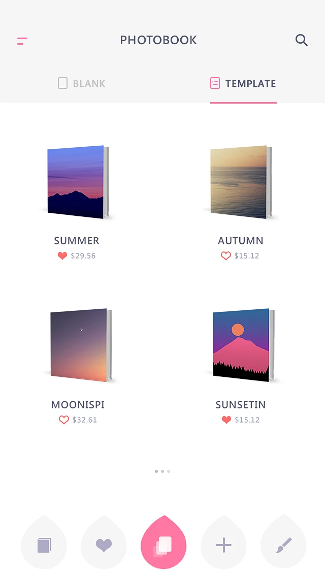 Blank template图片_UI—界面图片素材-花瓣网