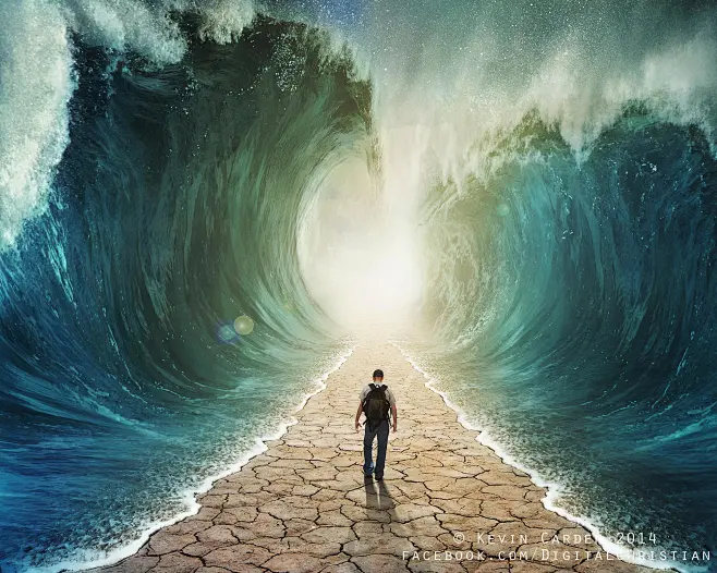 Kevin Carden在 500px 上的照片Walking through the water-花瓣网