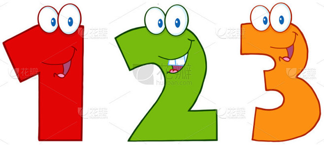 有趣数字一、 二和三