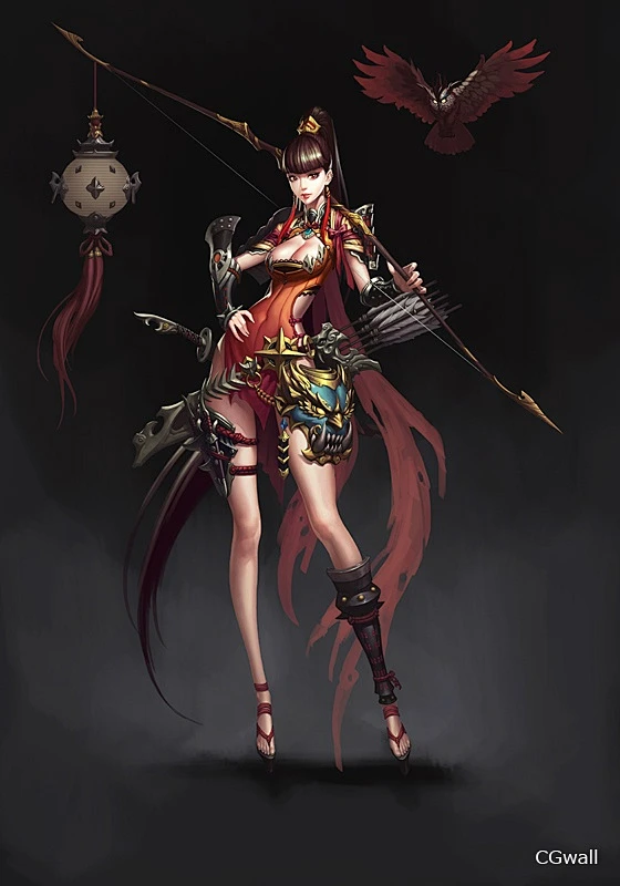 CGwall游戏原画网站_-花瓣网