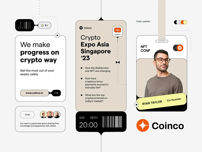 Coinco Visual Identity brand guidelines brand identity brand sign ...