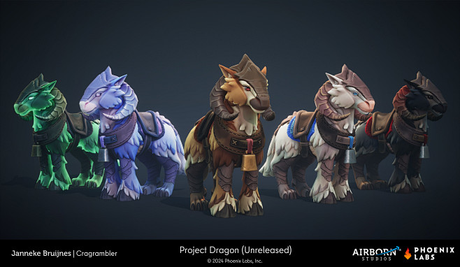 {游戏系列}美国 Project Dragon(UI,角色，场景）