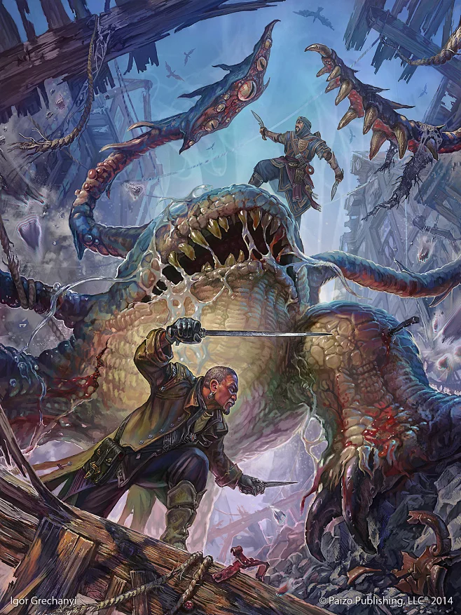 水怪海怪水生怪物来自cgbook.cn (499)-花瓣网