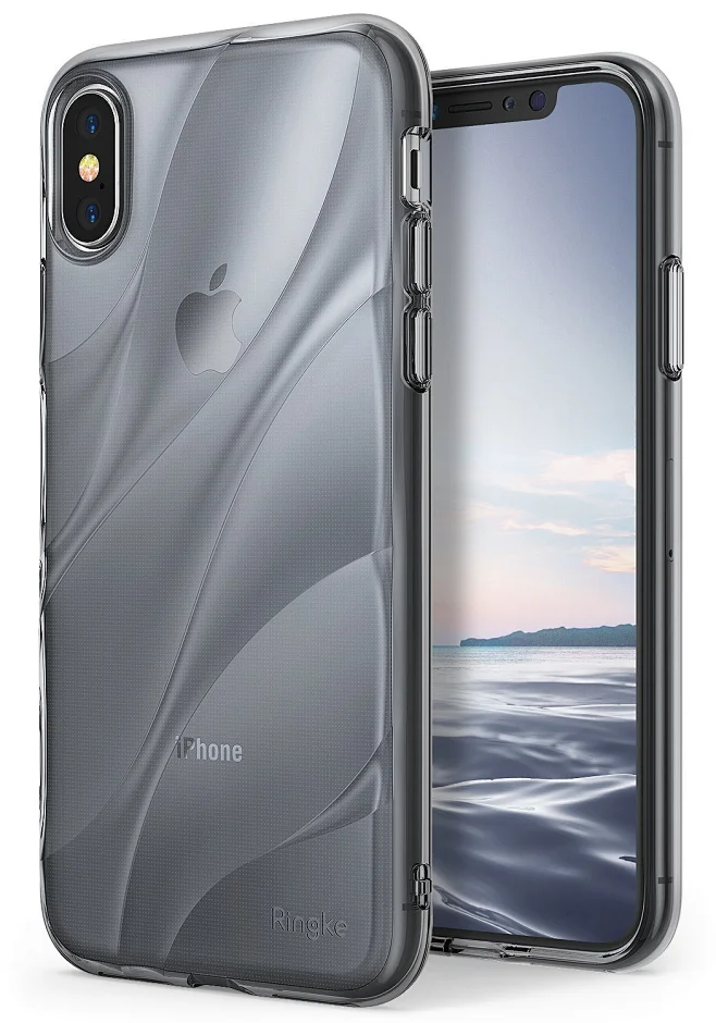 Amazon.com: Apple iPhone X Case Ringke [Flow] Minimalist Wavy Textured ...