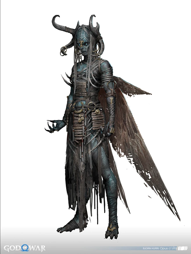 {游戏系列}美国God of War:战神（UI,角色，场景）-花瓣网