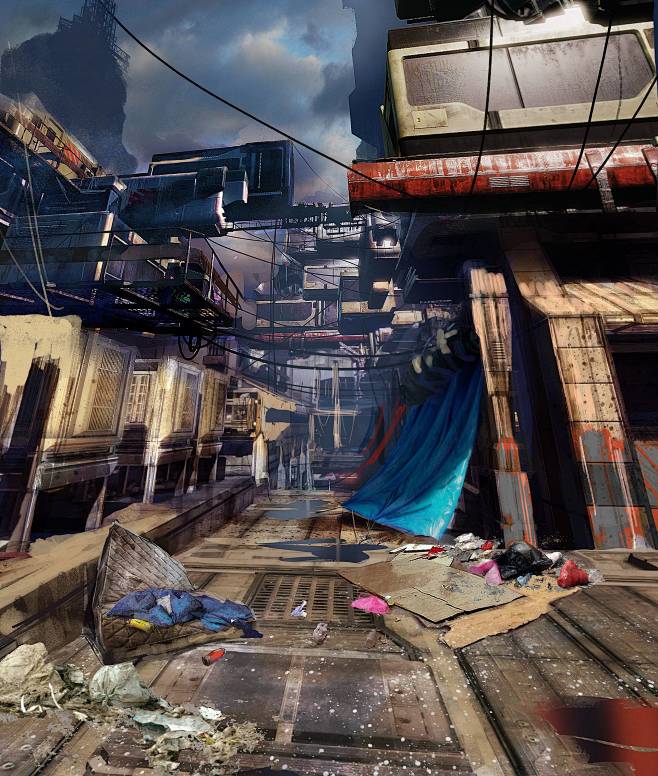 废土场景原画废土气氛图来自cgbook.cn (1230)