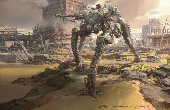 废土场景原画废土气氛图来自cgbook.cn (104)