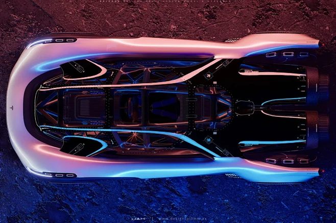 Tesla SpaceX Model concept hypercar gets massive rocket boosters like a ...