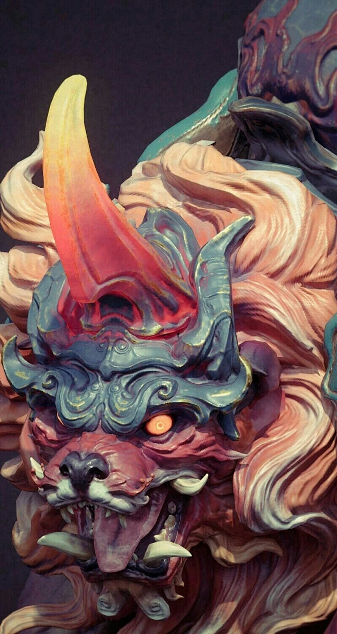 年兽, Xiaosong Wang : 之前的发表，不小心删除了。-花瓣网