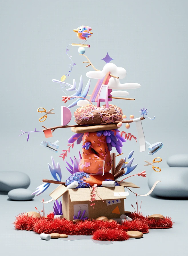 design Graphic Designer ILLUSTRATION Digital Art cinema 4d animation ...