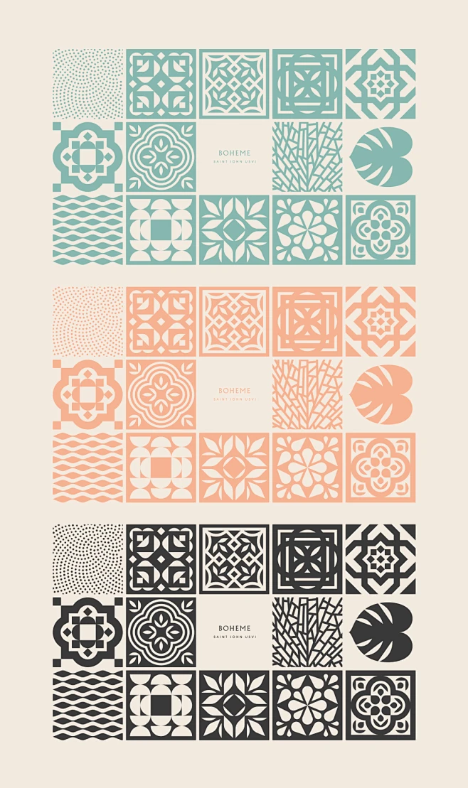 Dribbble - boheme_st_john_usvi_tile_jay_fletcher.jpg by Jay Fletcher-花瓣网