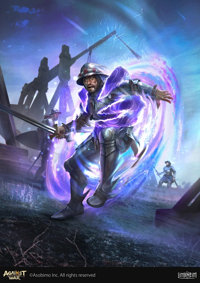 ArtStation - Card illustration / Against War ©Asobimo Inc.图片_广告图图片素材-花瓣网