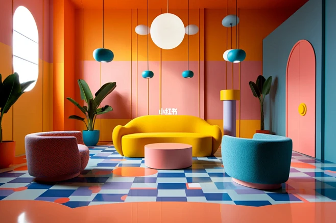 AIGC｜室内设计 3分钟 MJ搞定孟菲斯风格！ 【室内设计系列】 【照片级】Midjourney 生成作品，AI设计； 店铺设计&餐厅设计&室内设计 1分钟学会MJ生成照片级设计 图①关键词 ...