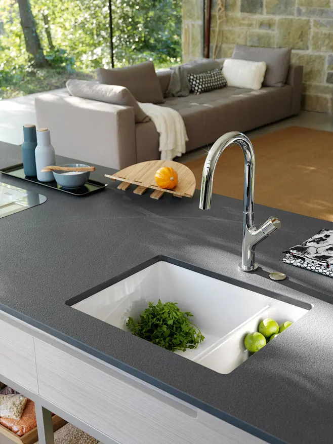 KUBUS SINK KBK 110-70 CERAMIC GRAPHIT - Kitchen sinks from Franke ...