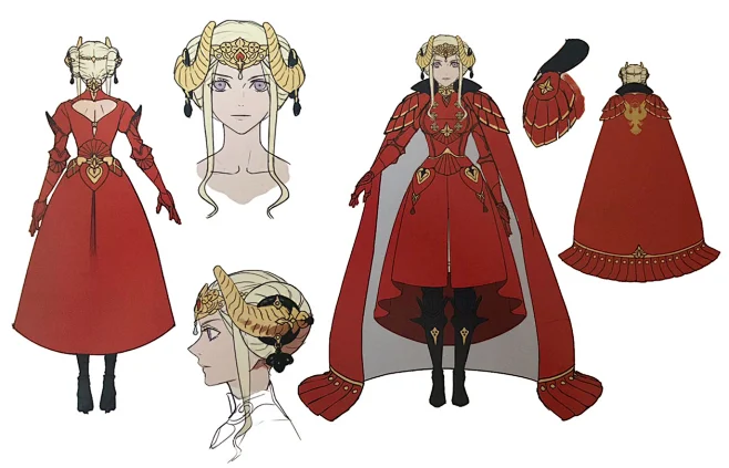 Future Edelgard Concept Art from Fire Emblem: Three Houses-花瓣网