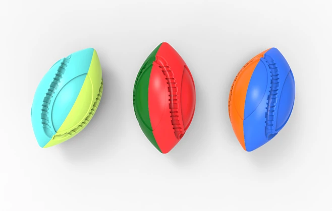 Football（Tennis striated football） | 3D CAD Model Library | GrabCAD-花瓣网