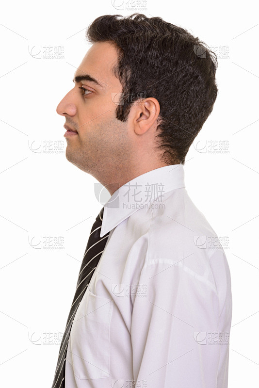 侧面像,男商人,青年人,人的脸部,侧面视角,中东人,垂直画幅,套装,特写,泰国