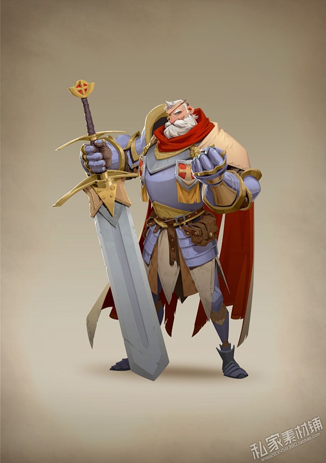 角色-欧美卡通‘美卡’骑士‘法师’游侠‘射手’牙爷‘tooth (67)