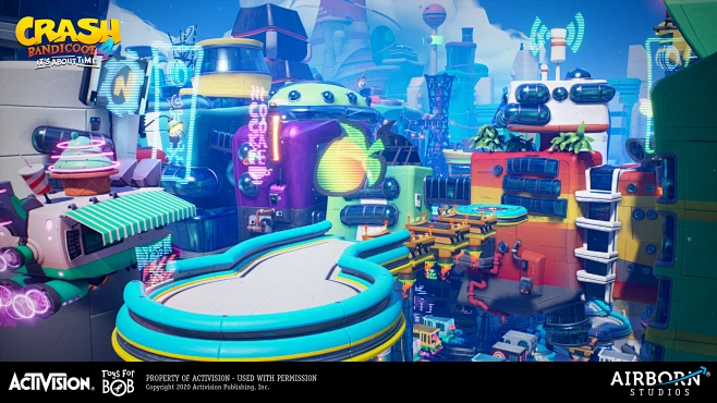 {游戏系列} 美国 Crash 4（场景，角色，UI。。）-花瓣网