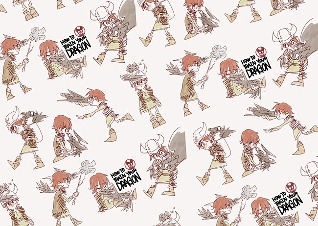 驯龙腐向~含一篇214的情人节条漫~toothcup | 半次元-二次元爱好者社区-花瓣网