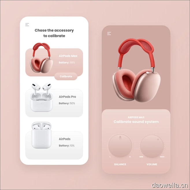 苹果降噪耳机介绍UI素材 airpods max exploration for ios-花瓣网