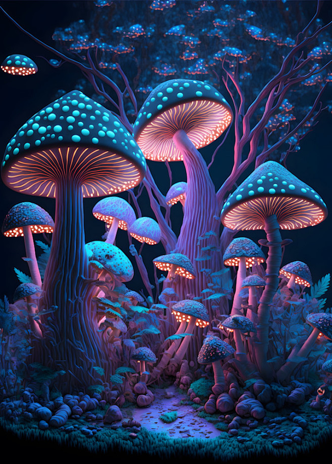 Mushroom Land Art | Eye Ignite