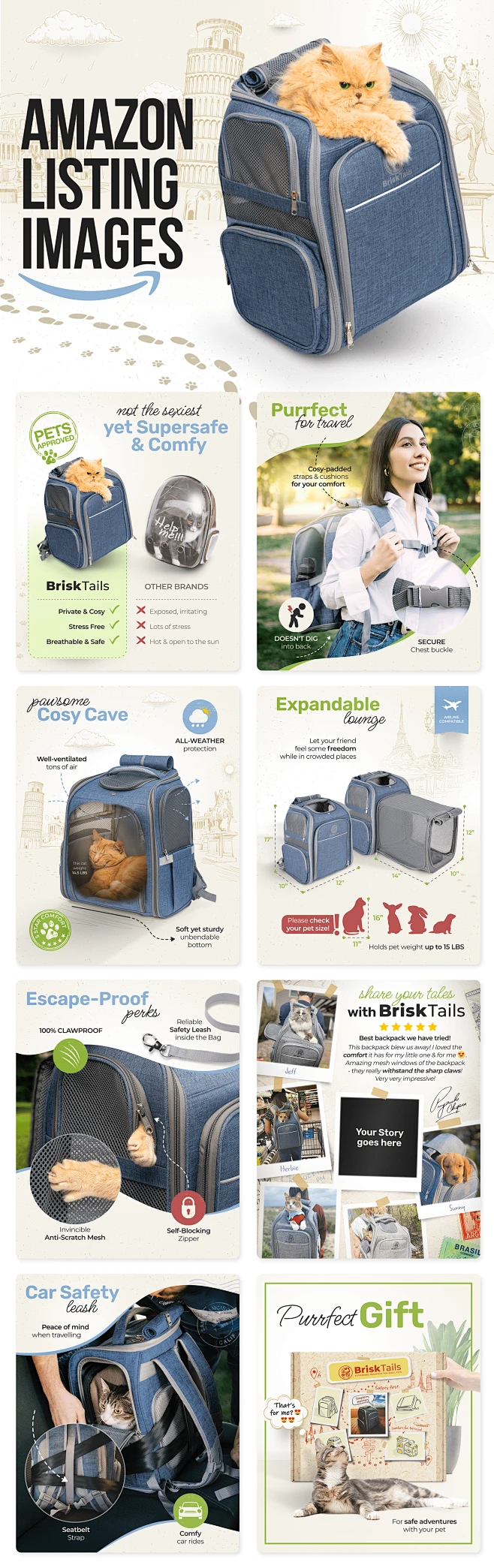 Amazon Listing Images & EBC A+ Content Design :: Behance-花瓣网