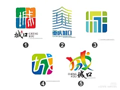 为什么城市logo都喜欢用彩色⁉️100 灵感合集_1_MICU-花瓣网