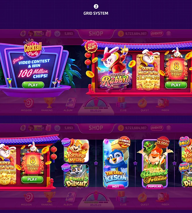 Slot Game UI slot game 3D UI 3d art 3d icon ui design UI/UX Casino Game ...