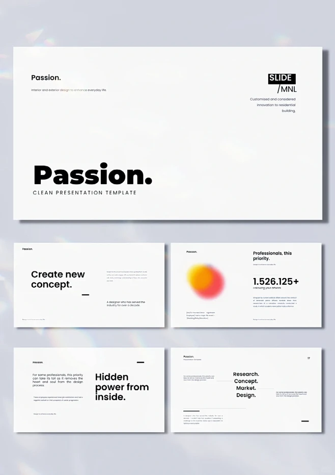 简约万能排版|极简高级设计感PPT模板『17』-花瓣网