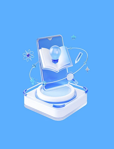 3d微软风网络教育 3d图标 @多梦PPT⇦ https://huaban.com/user/tooodream-花瓣网