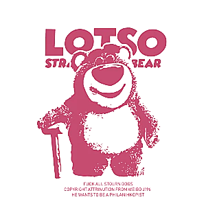 卡通可爱草莓熊PNG元素-花瓣网