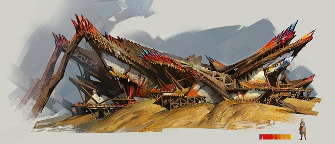 Desert Tenakth's houses-花瓣网