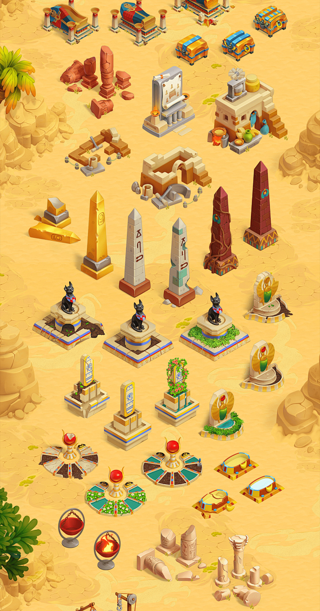 art direction concept art egypt game Game Art game design mobile mobile ...