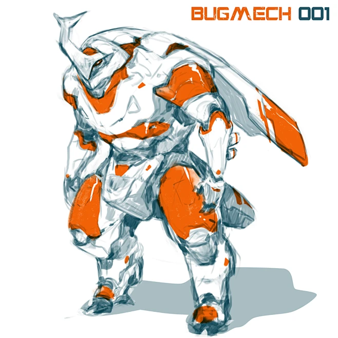 BugMechs : I love drawing robots and mechas, and I've always liked and ...