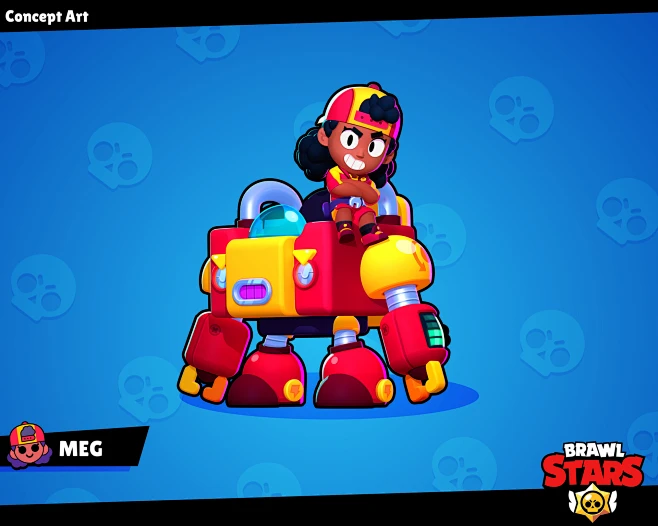 Brawl Stars Character concepts-花瓣网