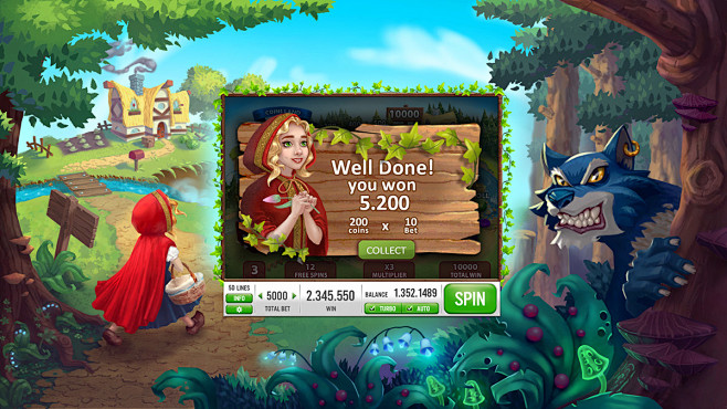 Little Red Riding Hood slot : Slot game for Miracle Slots & Casino ...