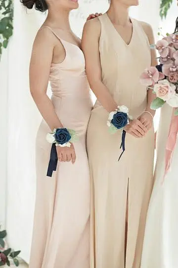 Dusty Rose & Navy : Ling's moment designs and make delicate flowers for ...