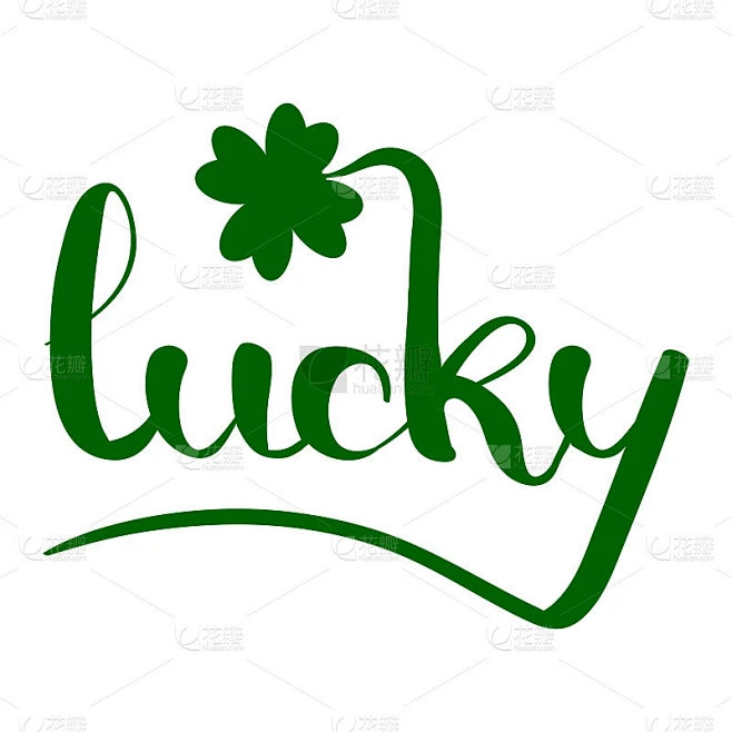 幸运的标志。素材-花瓣网