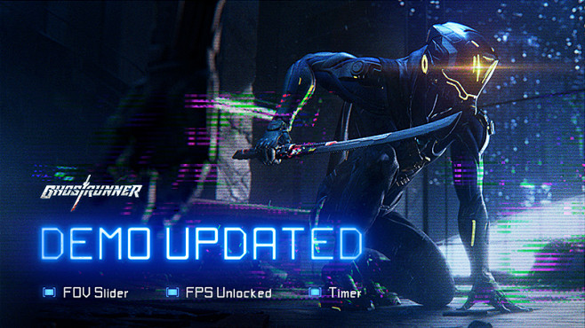 Steam 上的 Ghostrunner Ghostrunner是一款第一人称视角硬核斩杀游戏，具有闪电般的动作，发生在严酷的赛博朋克环境-2.jpg